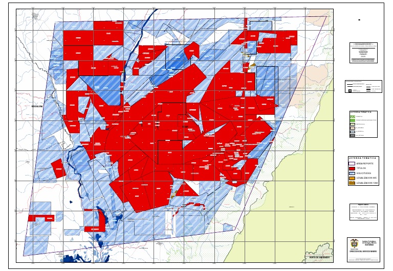 Mapa Concesiones Cesar | PDF | Cartografía | Tecnología geográfica