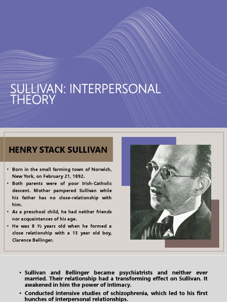 Harry S. Sullivan | PDF | Adolescence | Intimate Relationships