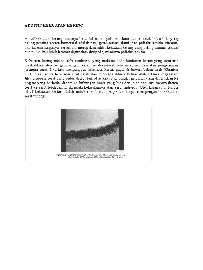 Dry Strength Additives | PDF