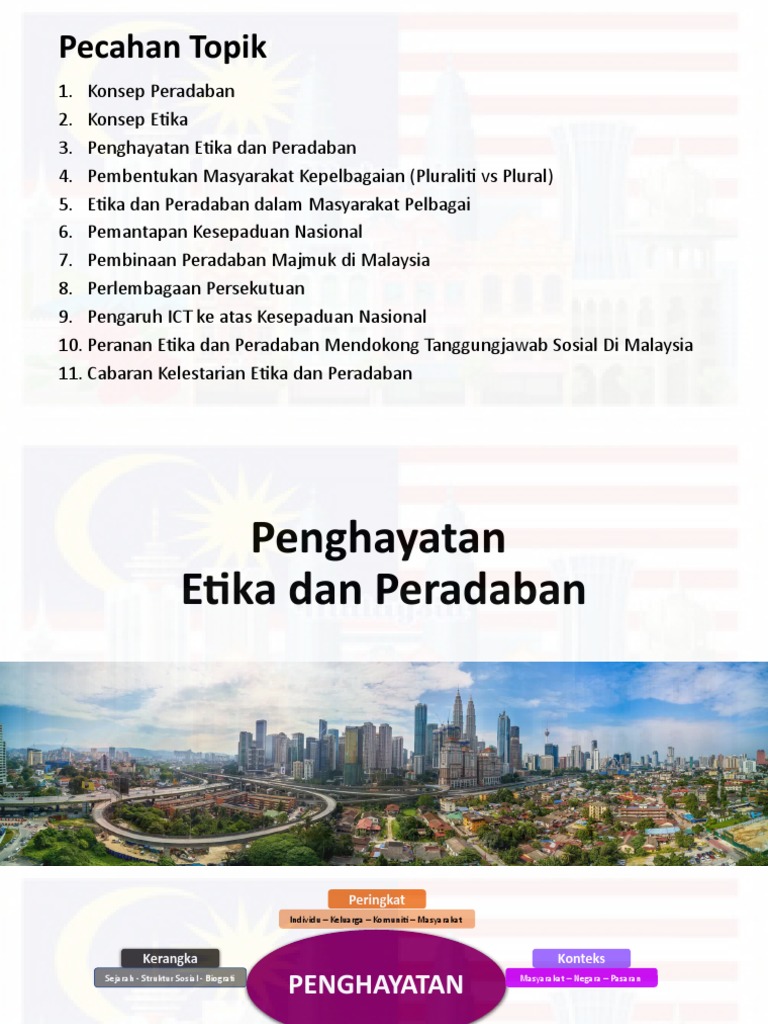 Topik 1 - Konsep Peradaban | PDF