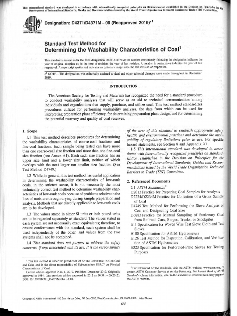 ASTM D4371 Washability Test | PDF