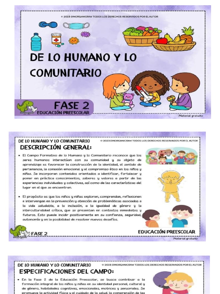 Campo de Lo Humano y Lo Comunitario | PDF