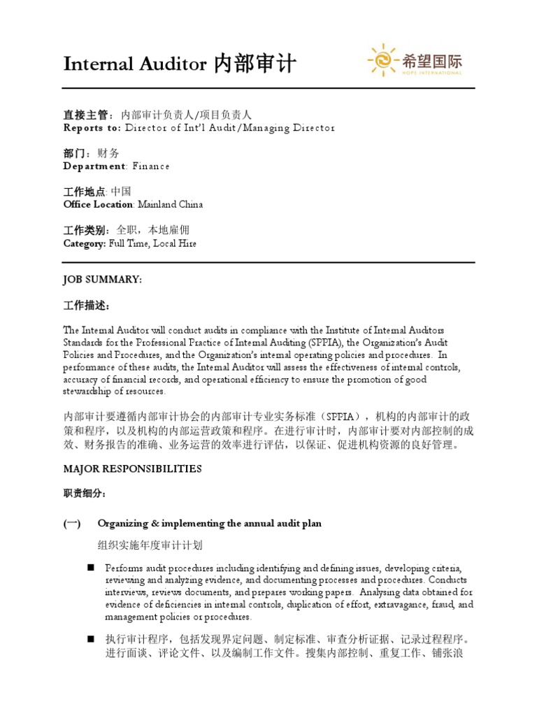 Internal-Auditor China | Download Free PDF | Audit | Internal Audit