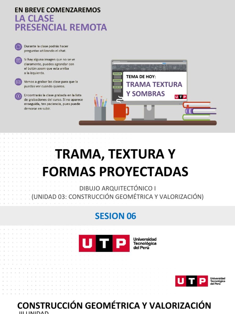 Trama y Textura en Dibujo Arquitectónico | PDF | Sombra | Geometría