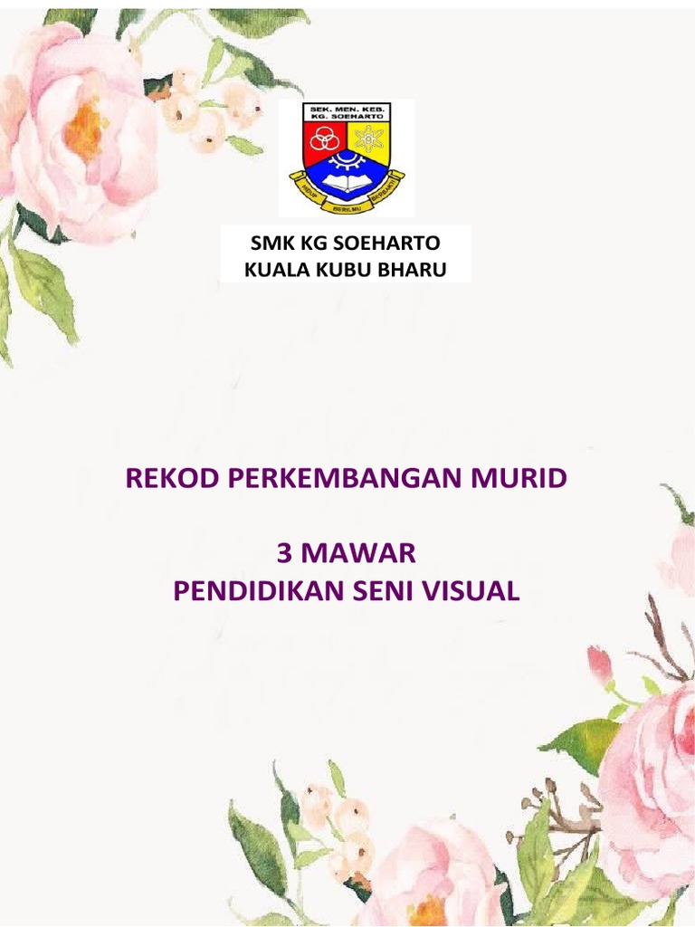 Muka Depan Fail Rekod Perkembangan Murid | PDF