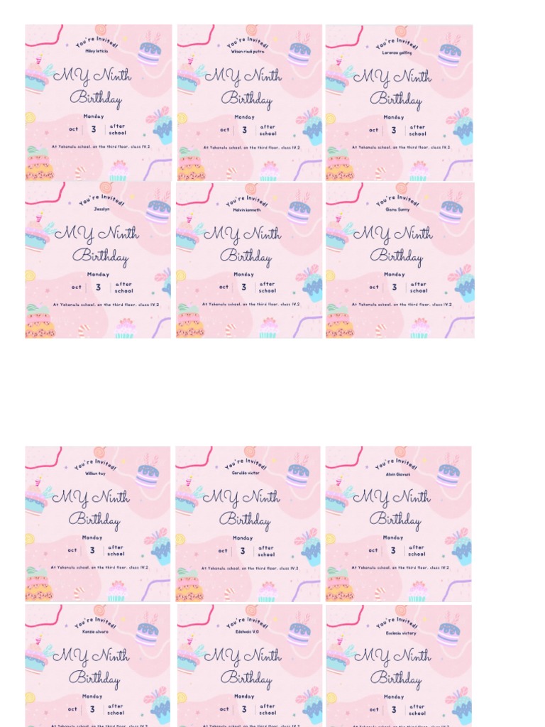 Happy Birthday Card | PDF