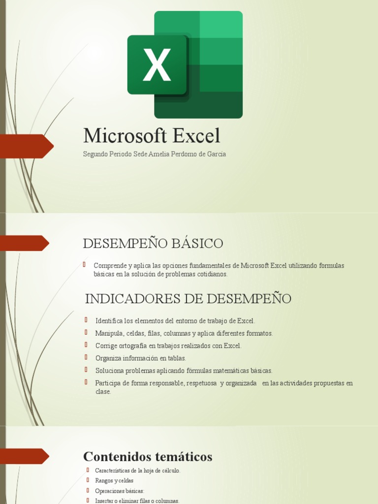 Microsoft Excel | PDF | Microsoft Excel | Hoja de cálculo