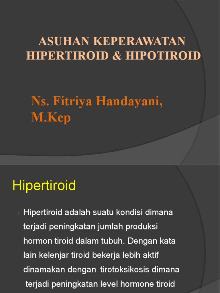 Hipertiroid Dan Hipotiroid | PDF