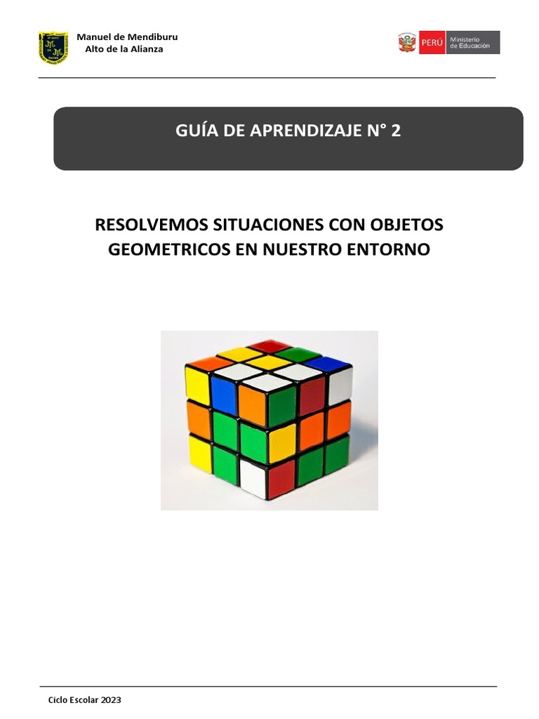 Guia de Aprendizaje 2 2B | PDF | Geometría | Geometría Convexa