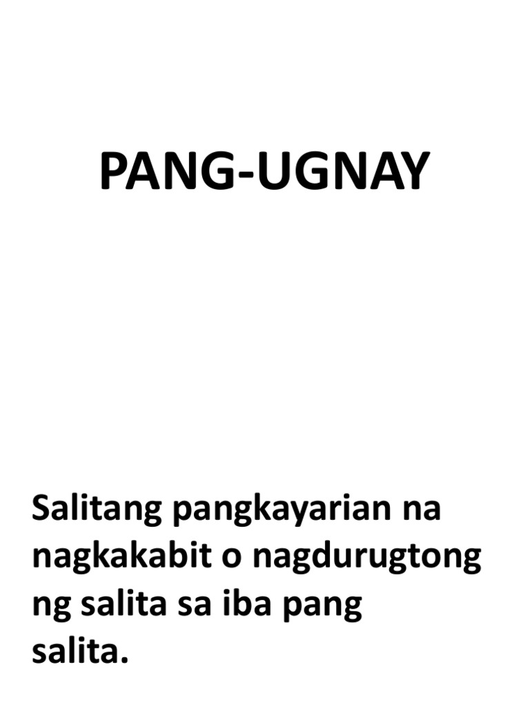 Pang Ugnay | PDF