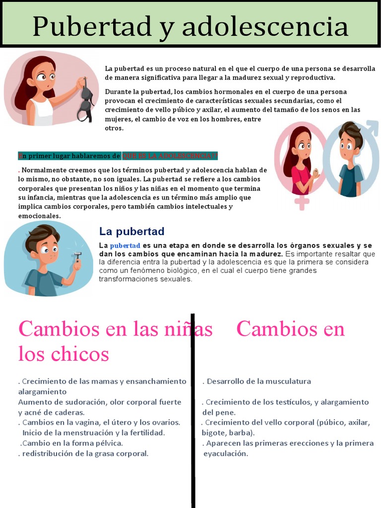 Pubertad y Adolescencia | PDF
