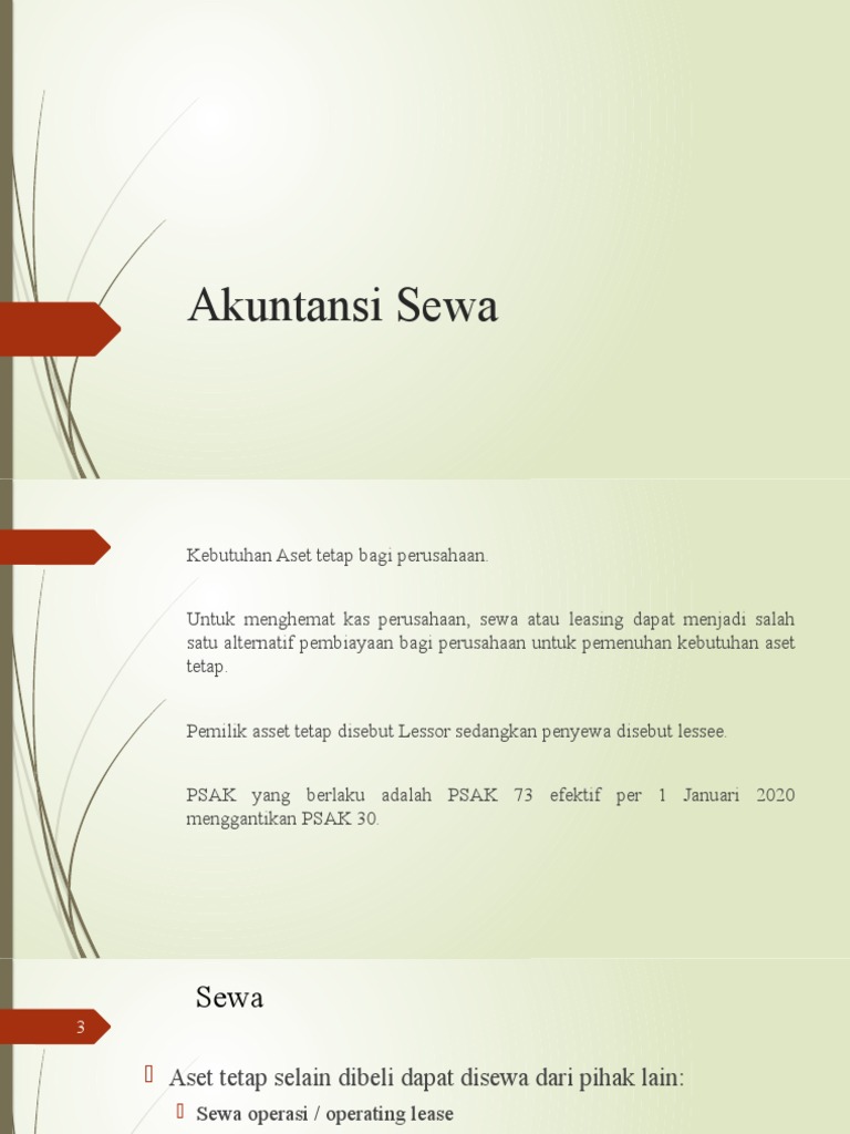 14 Akuntansi Sewa | PDF