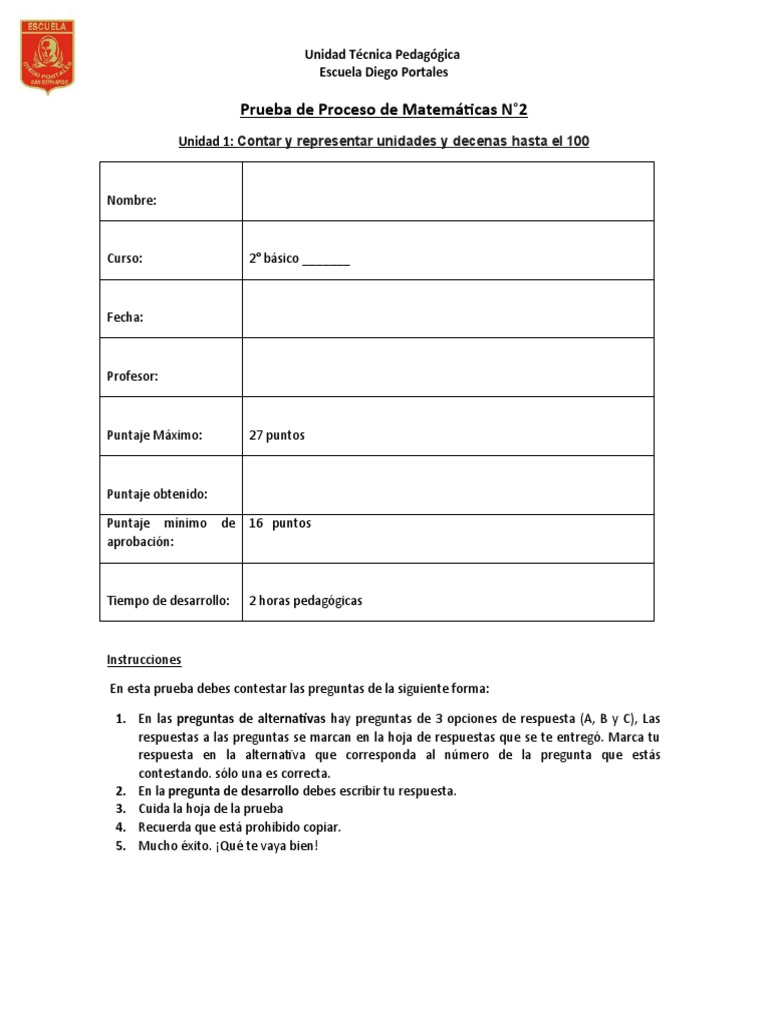 Prueba de Proceso 2 | PDF