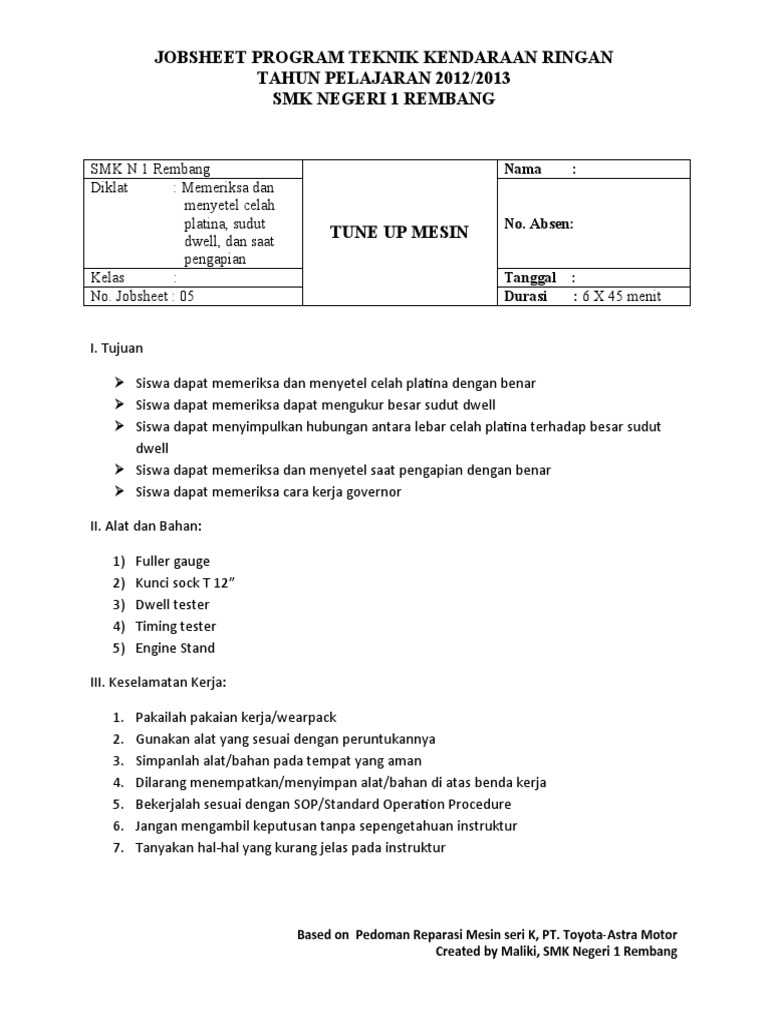 Jobsheet 5 | PDF