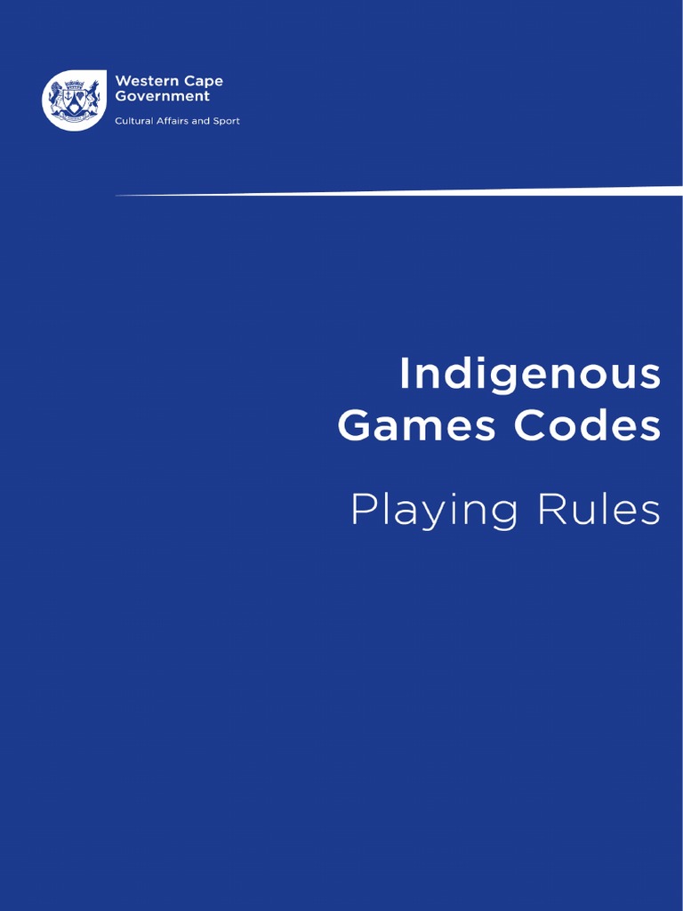 Indigenous Games Codes - Playing Rules 2021 | PDF