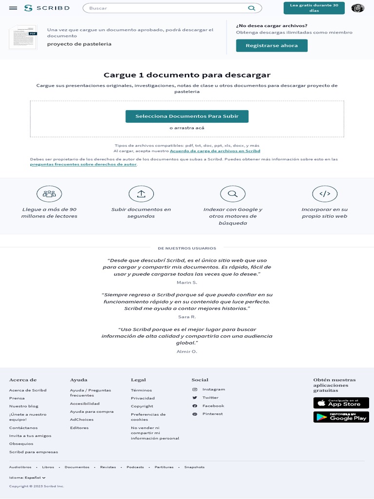 Suba Un Documento - Scribd | PDF | Scribd | Facebook