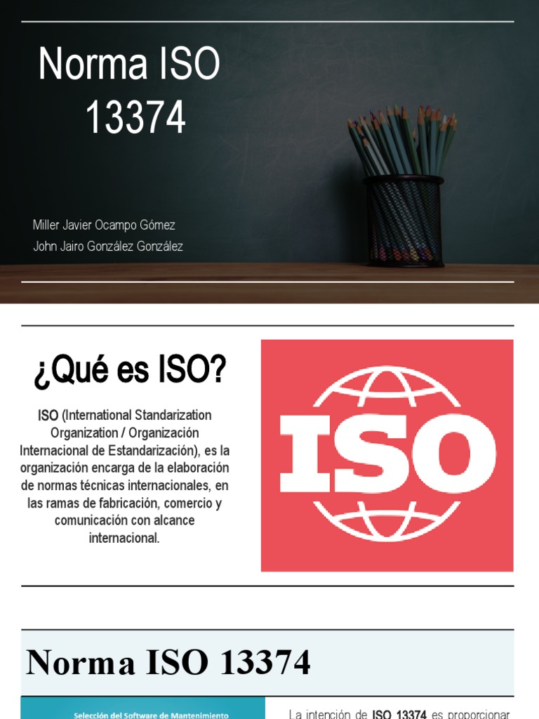 Norma ISO 13374 Presentación | PDF