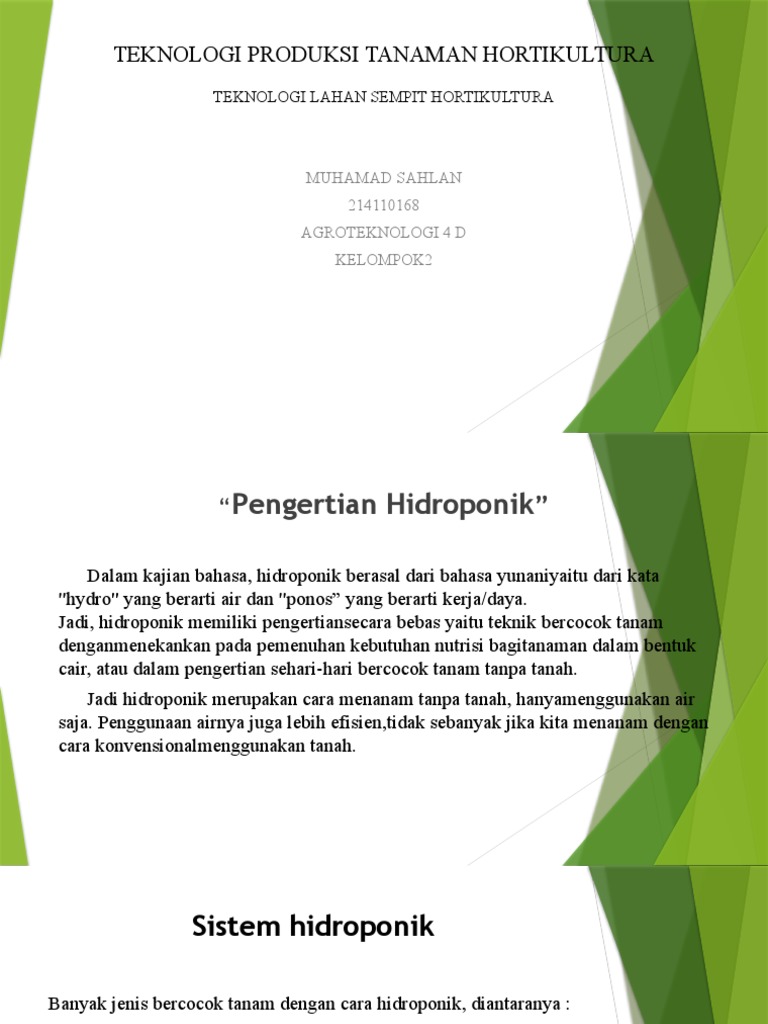 HIDROPONIK | PDF