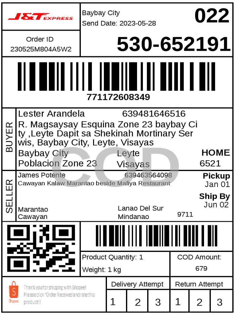 Air Waybill 16 | PDF