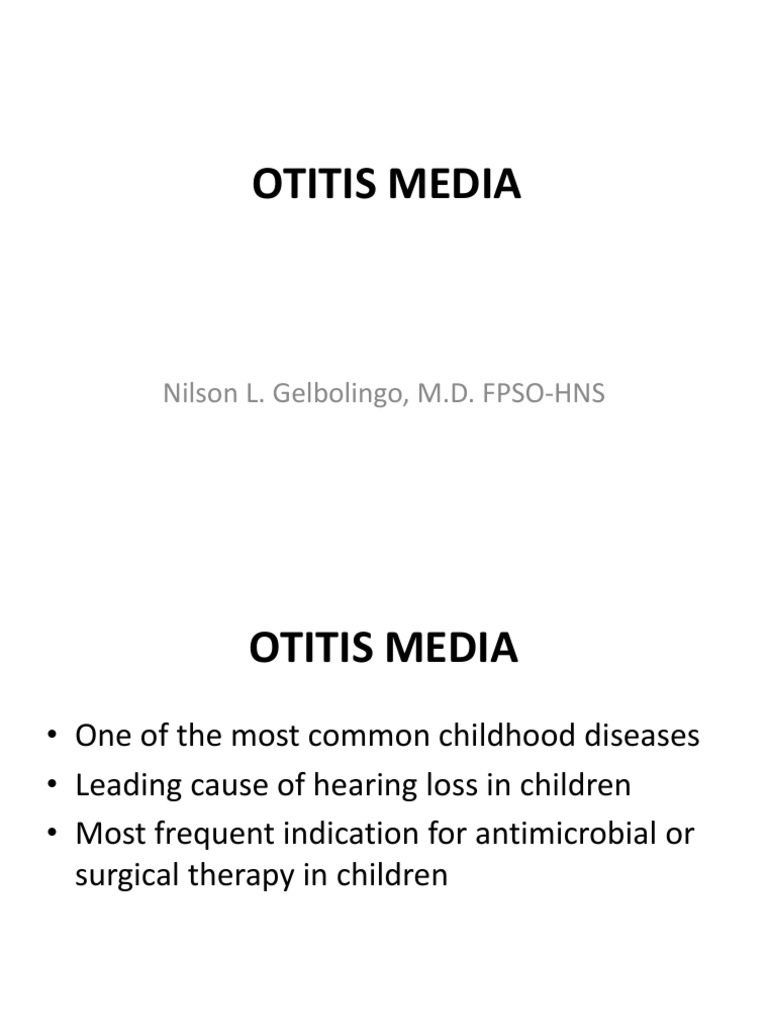 Otitis Media | PDF | Medical Specialties | Clinical Medicine