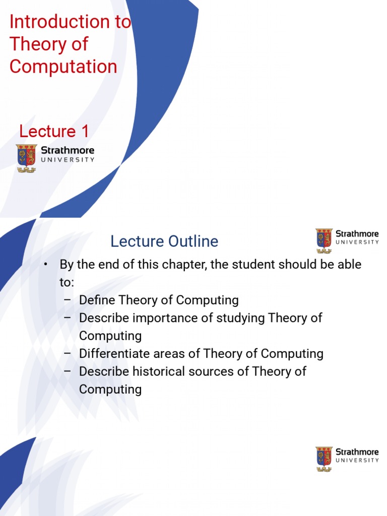 Lecture 1 Pdf Automata Theory Computational Complexity Theory 9670