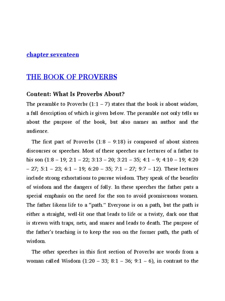 Proverbs | Download Free PDF | Book Of Proverbs | Ecclesiastes