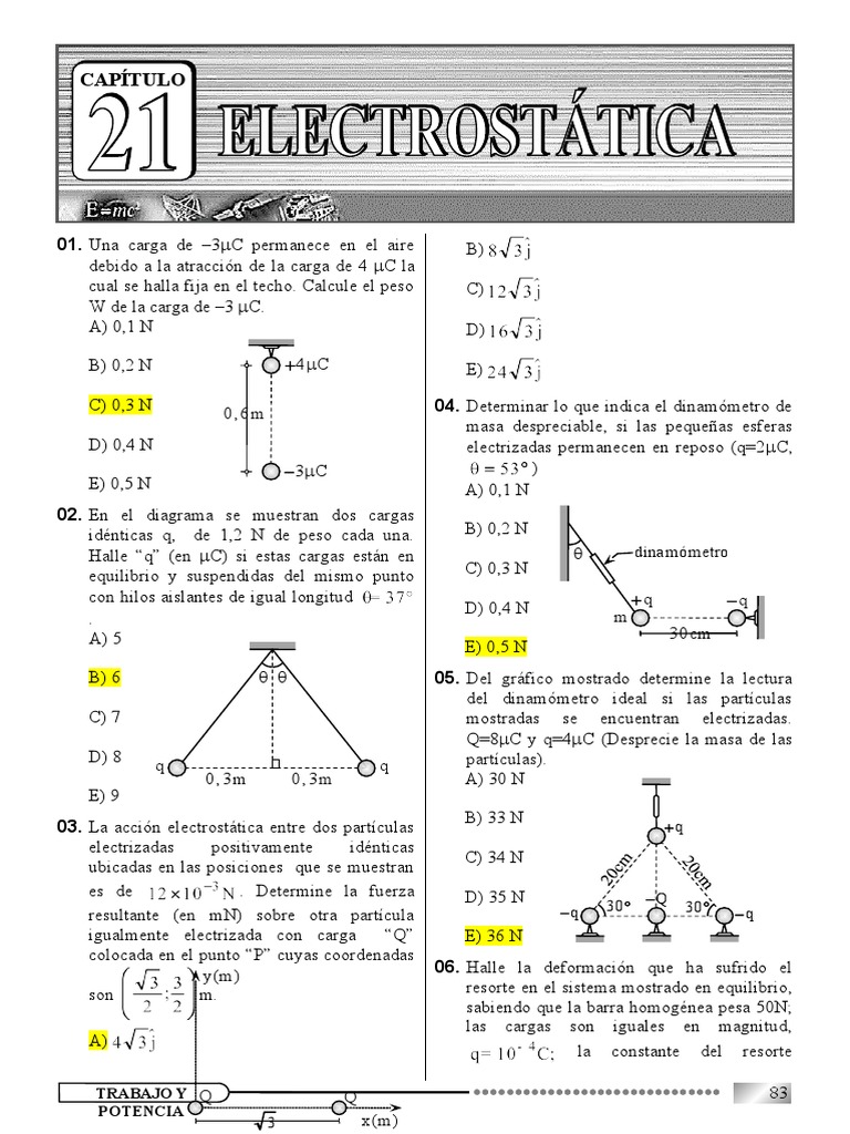 21 Ley de Coulomb | PDF | Electrostática | Ingeniería mecánica
