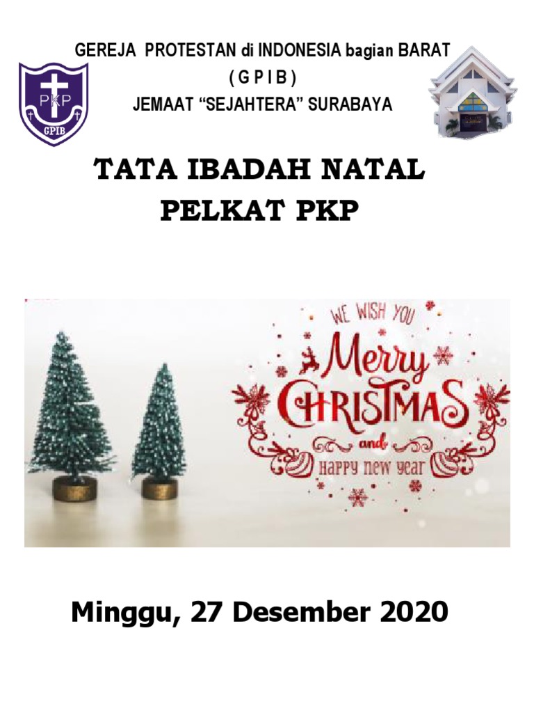 Tata Ibadah Natal GPIB Surabaya | PDF