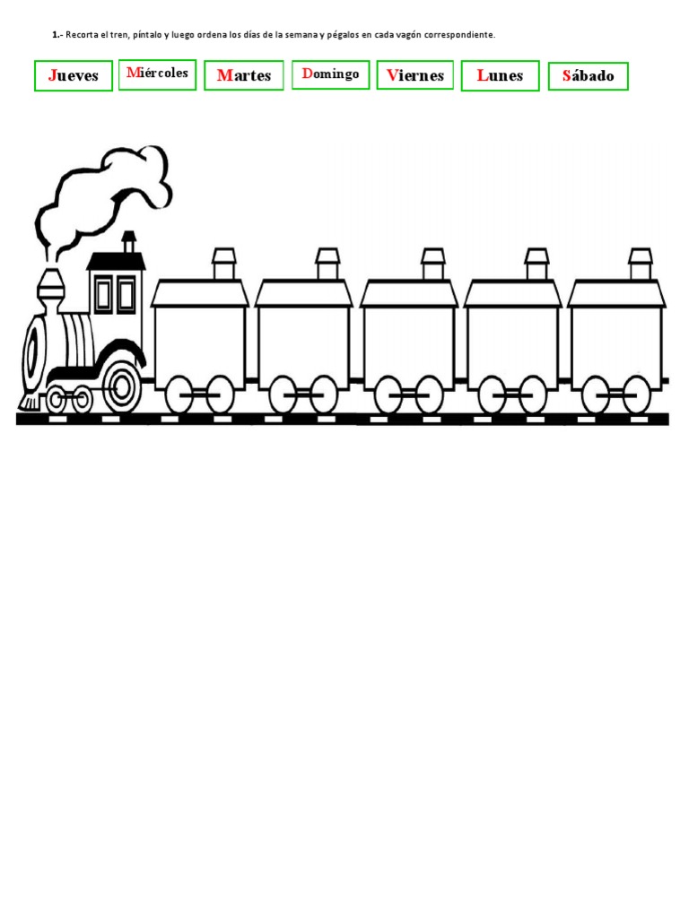 Tren Dias de La Semana | PDF