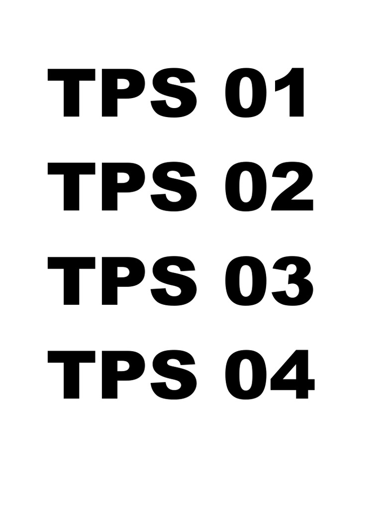 Évaluation des TPS 01 à 17 | PDF