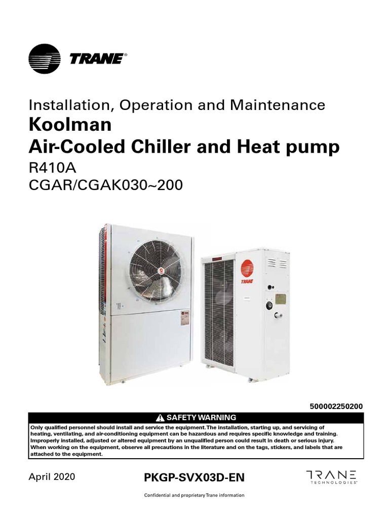 Koolman R410A IOM 2020 | PDF | Valve | Power Supply