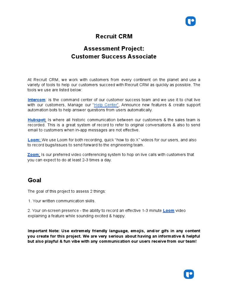 Assignment - Customer Success | PDF