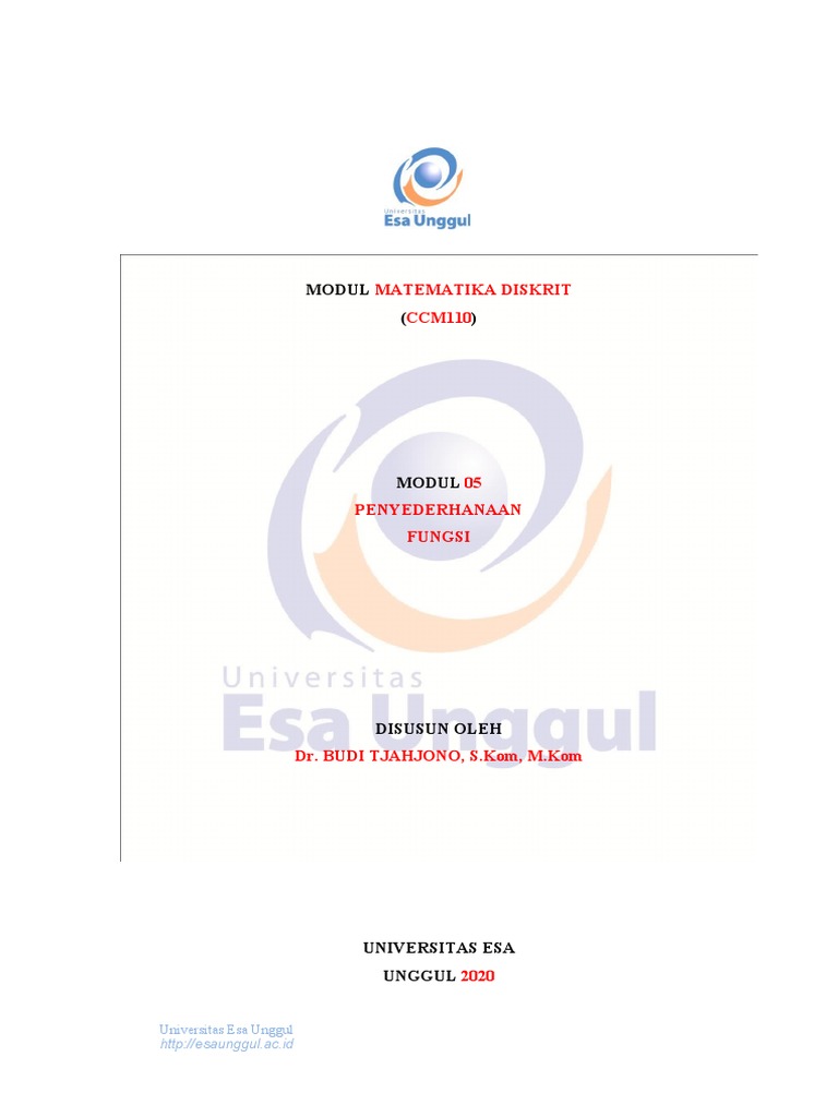 5-PENYEDERHANAAN FUNGSI Template Modul | PDF