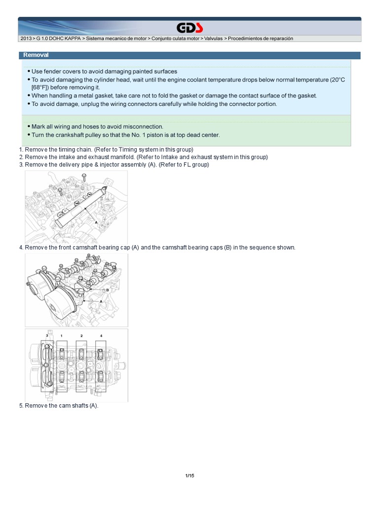 Procedimietos Culata | PDF | Gas Technologies | Manufactured Goods