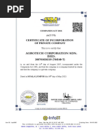 SSM Certificate of Registration for Tat Kemahang | PDF | Smartphone ...