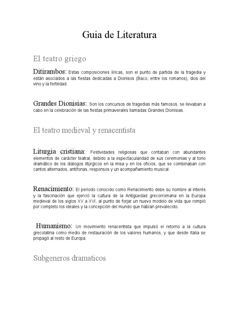 Guia de Literatura | PDF