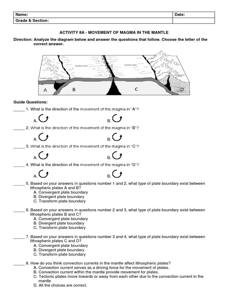 Magma Movement and Convection | PDF | Plate Tectonics | Geophysics