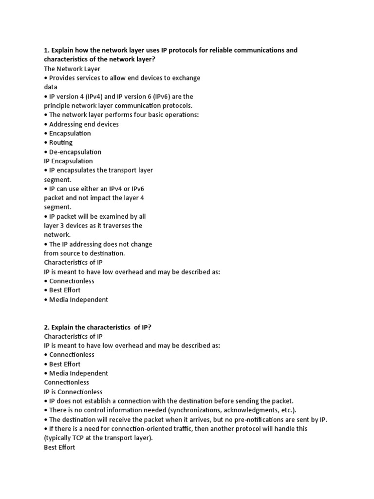 Midterms - Chapter 8-10 Assignment | PDF | Internet Protocols | I Pv6
