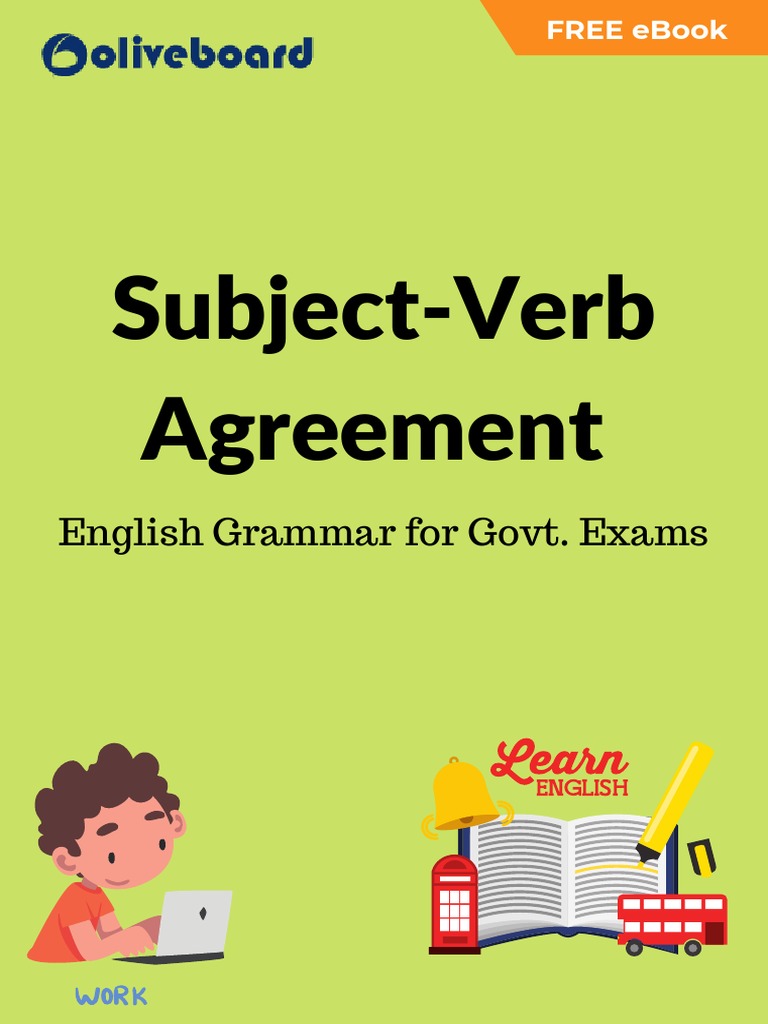 Subject Verb Agreement English Grammar Ebook For KAS PSI SDA FDA | PDF ...
