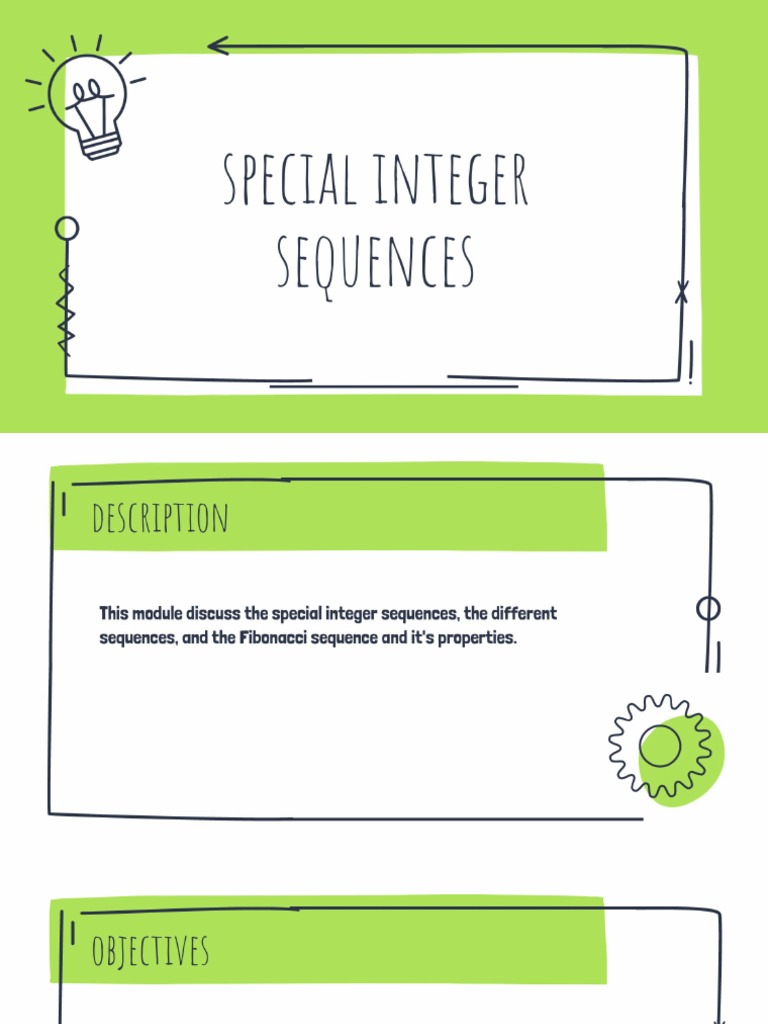Module89103 27491 4687555 Special Integer Sequences Pdf