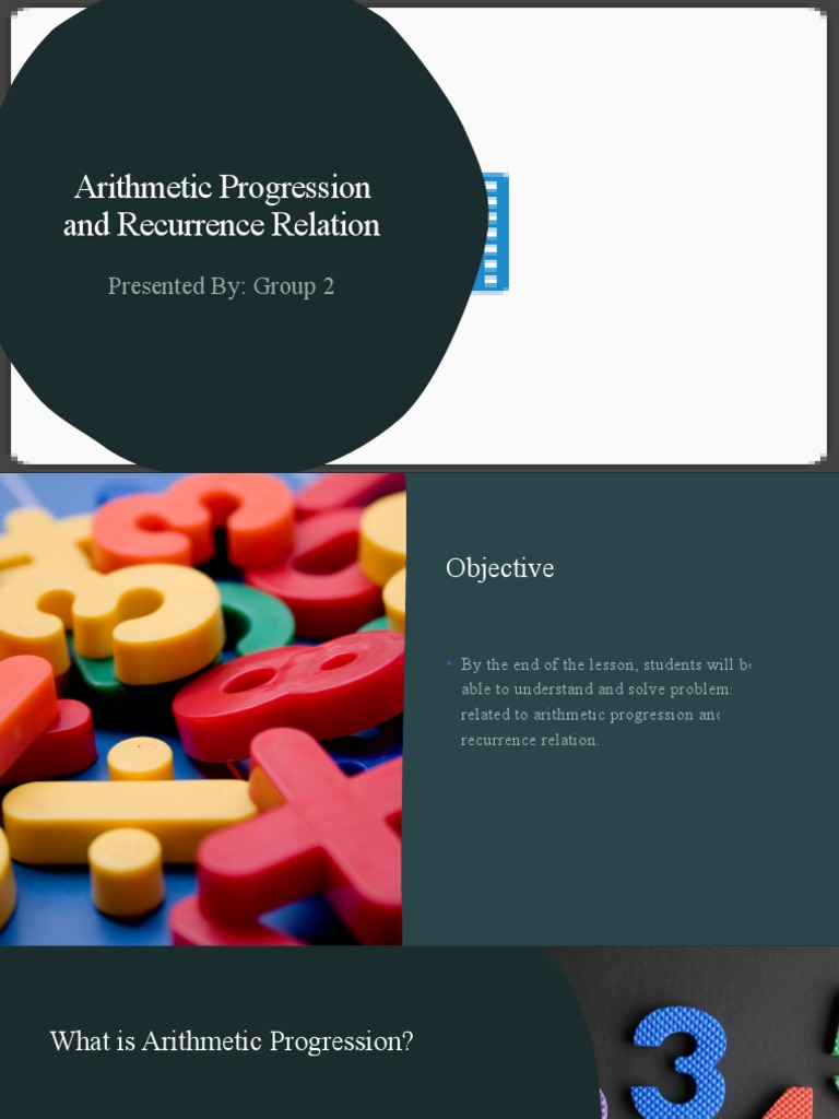 Module89102 6525 4630829 Arithmetic Sequence And Recurrence Relation 1 Pdf Recurrence