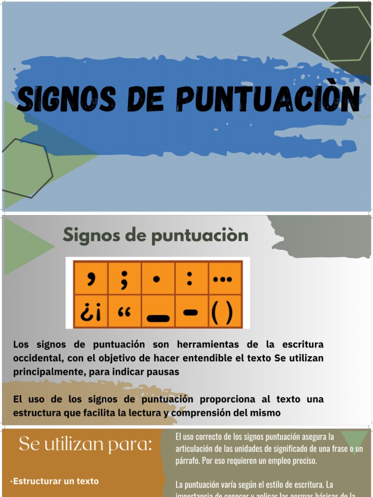 Signos de Puntuacion | PDF
