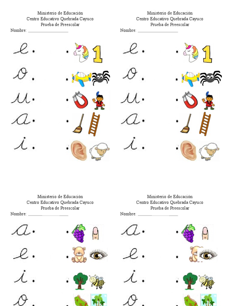 Pareo Preescolar | PDF