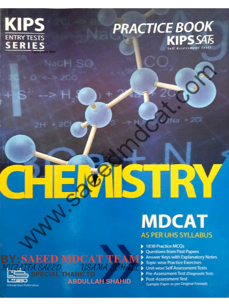 Kips Chemistry Practice Book | PDF
