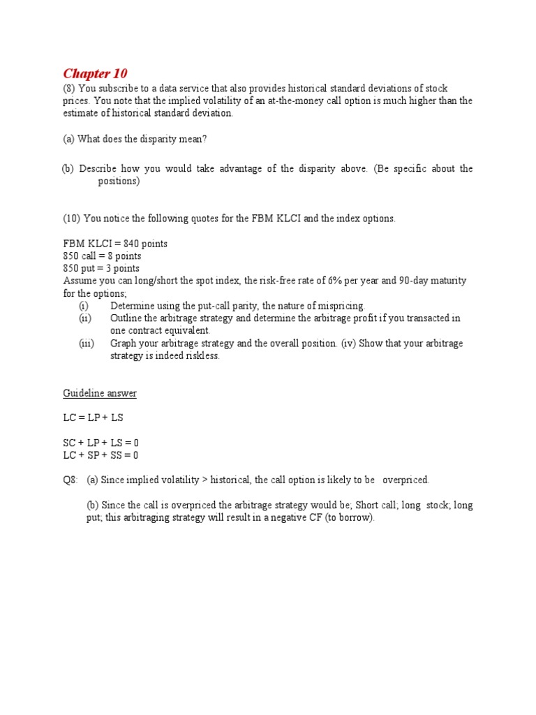 Financial Derivative (T10 Ans) | PDF