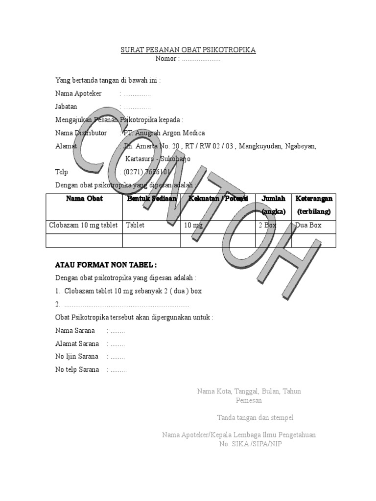 Contoh Sp Popo Terbaru (1) | PDF