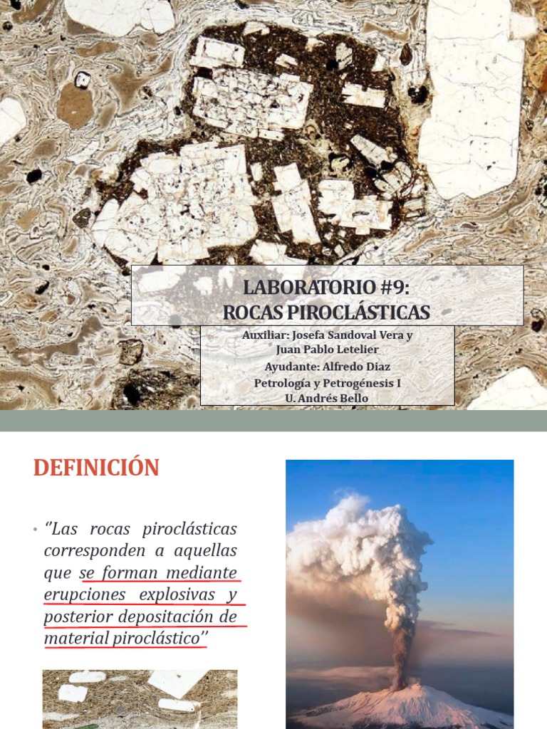 Clase 9 - Rocas Piroclasticas - JS | PDF | Tipos de erupciones ...