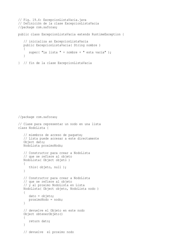 Implementación de Lista Circular en Java | PDF | Cadena (informática ...