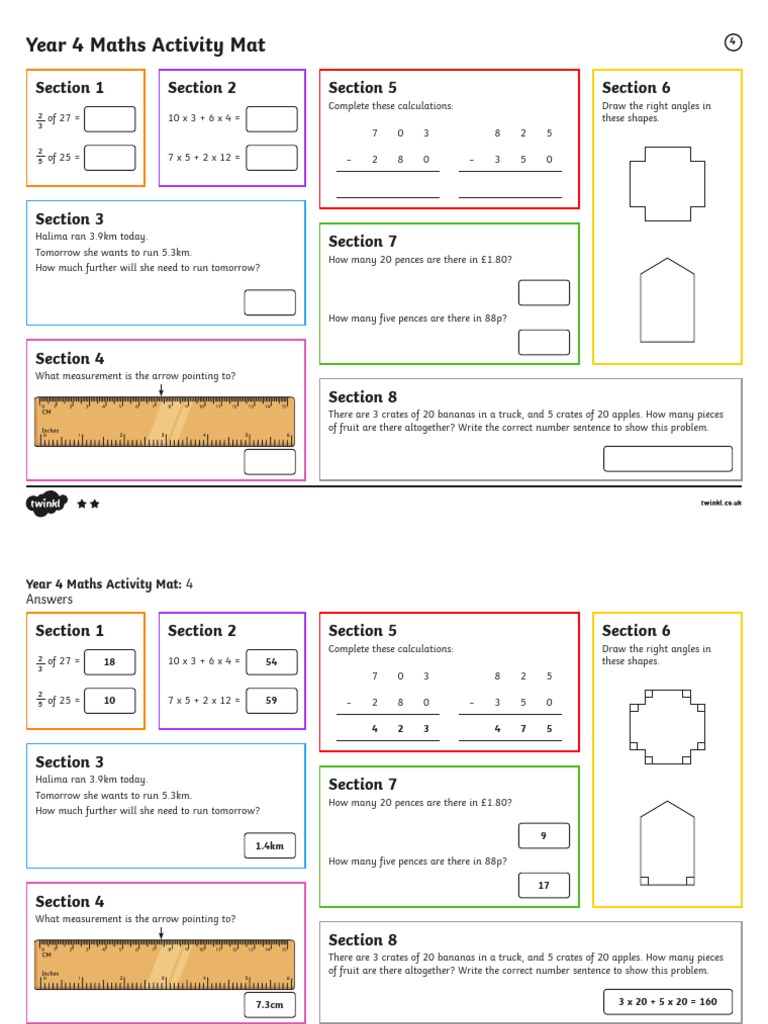 Mat 4 Medium Ability | PDF