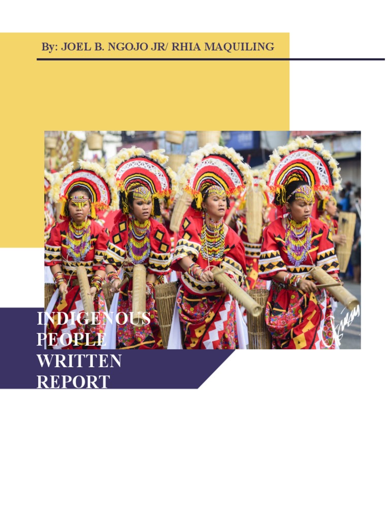 Indigenous People Written Report | PDF | Ethnic Groups